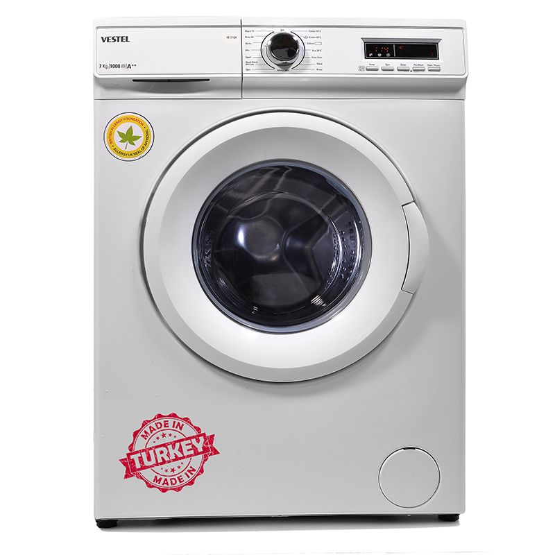 Order Vestel W7104 Front Load Washing Machine 7 KG (White) Now! | Jomla.ae