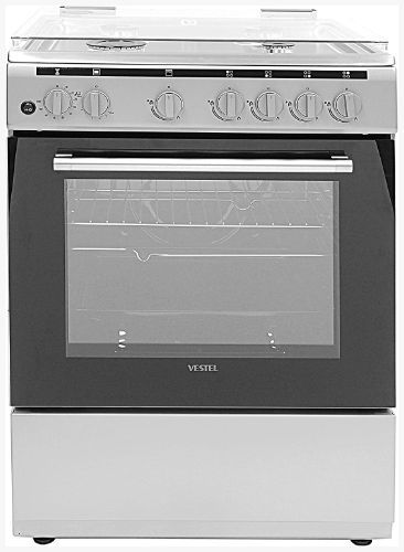 اطلب فرن غاز فيستيل بأربع عيون Vestel F66G40X 4 Burner 60x60 Gas ...