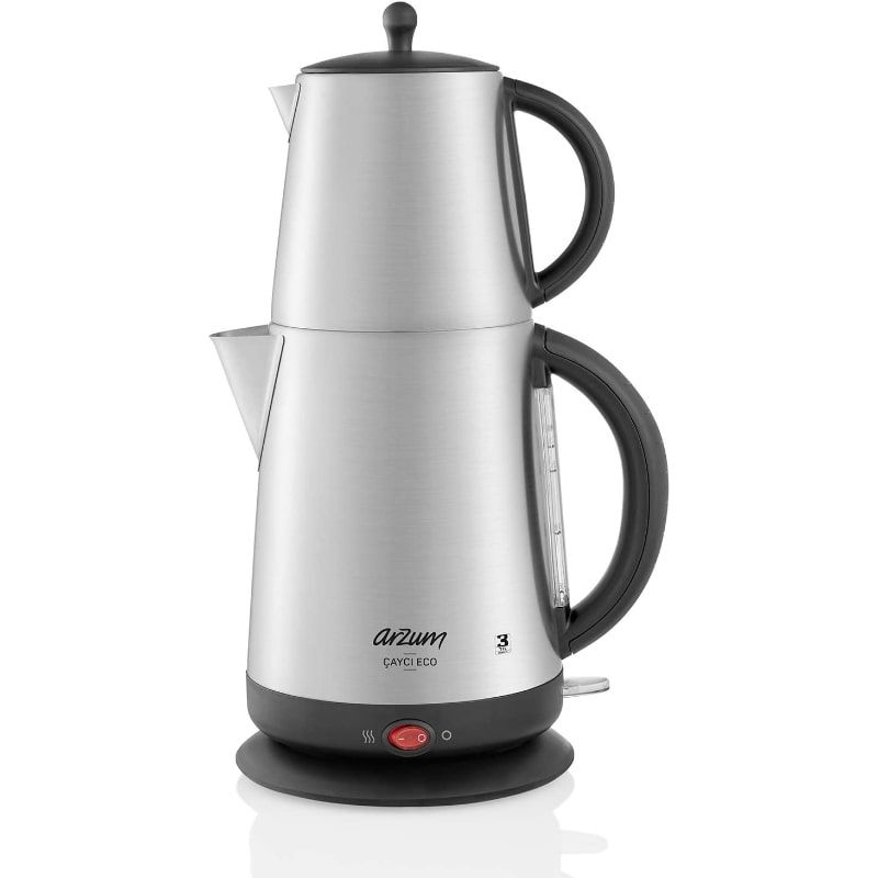 Order ARZUM AR3072 Samovar Tea Machine 1.7L (Silver) Now! | Jomla.ae