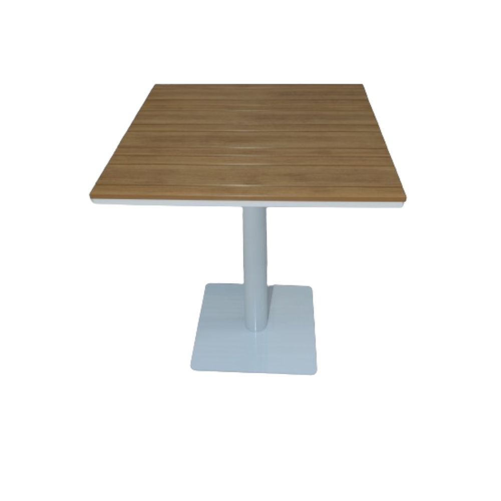 Order Aluminum Single Leg Table for Garden and Outdoor Patio Square ...