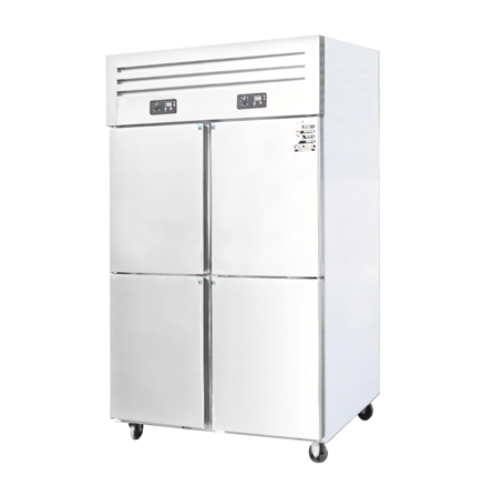 Order COOLBABY Upright Freezer, 1000L Total Capacity, 4-Door Double ...