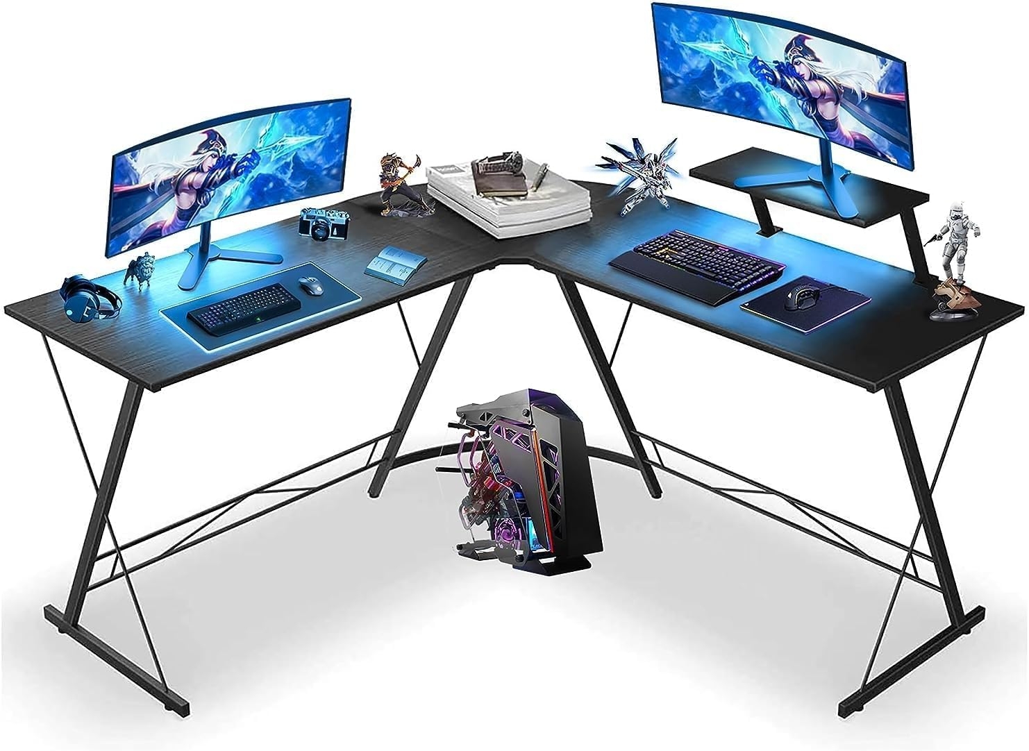 Order COOLBABY L Shaped Computer Desk: Sleek Design, Large Workspace ...