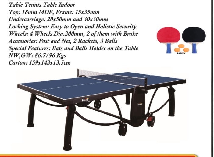 Order Foldable Table Tennis Table, Professional Ping Pong Table For Gym ...