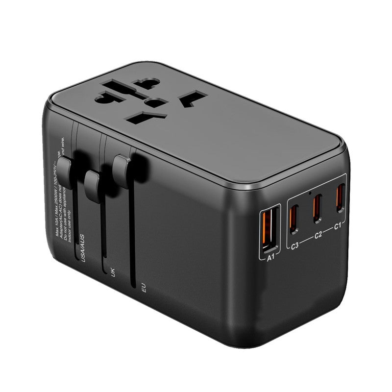 Order ADONIT Universal Adapter PD 85W Type C Cable Included Black Now ...
