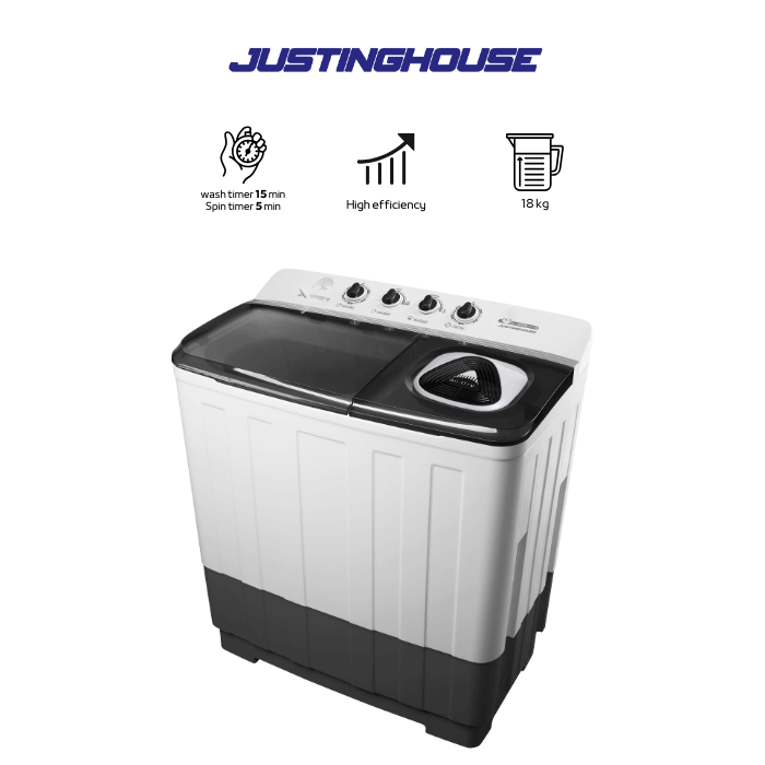 Order JUSTINGHOUSE Jumbo Twin Tub Washing Machine 5kg - Model JSWM-5001 ...