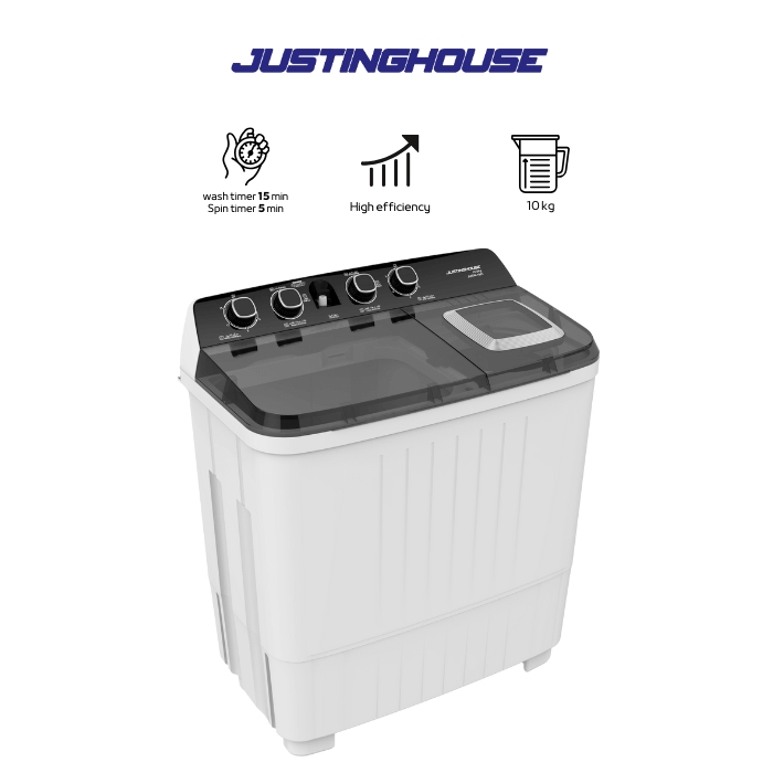 Order JUSTINGHOUSE Jumbo Twin Tub Washing Machine 10kg - Model JSWM ...
