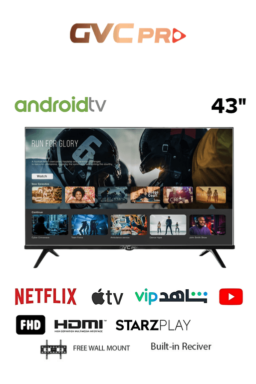 Order GVC PRO 43-Inch Smart TV with Built-in Receiver, High-Resolution ...