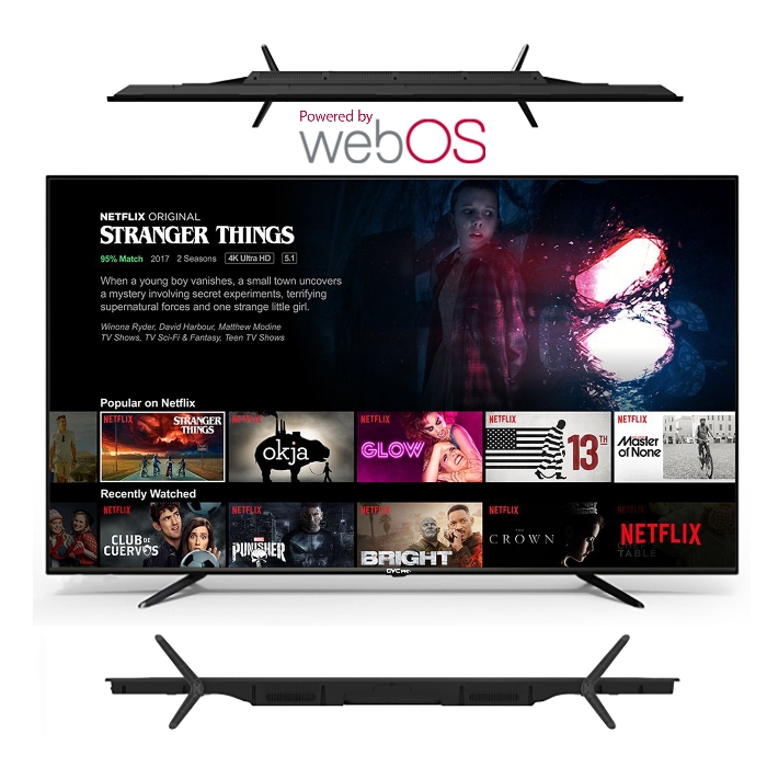 اطلب شاشة تلفزيون ذكية 43 بوصة FHD جي في سي برو GVC PRO 43-Inch Smart TV, FHD Resolution, WebOs ...