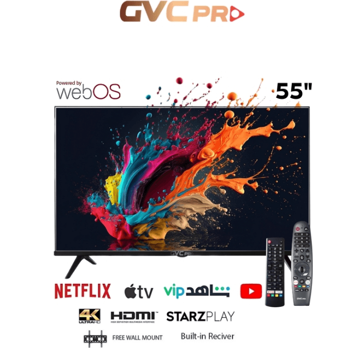 Order GVC PRO 55-Inch Smart TV, 4K UHD Resolution, WebOs Operating ...