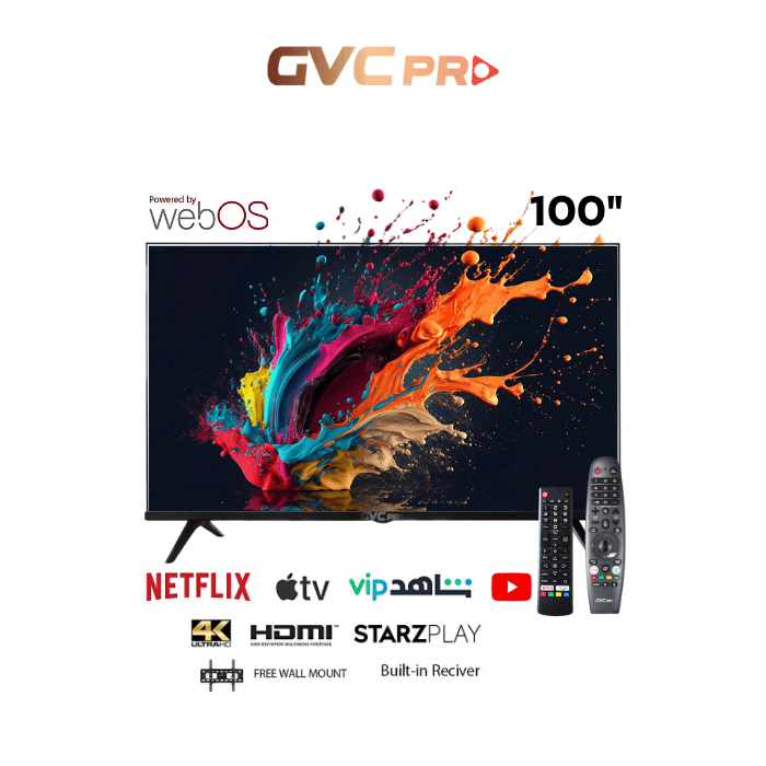 Order GVC PRO 100-Inch Smart TV, 4K UHD Resolution, WebOs Operating ...