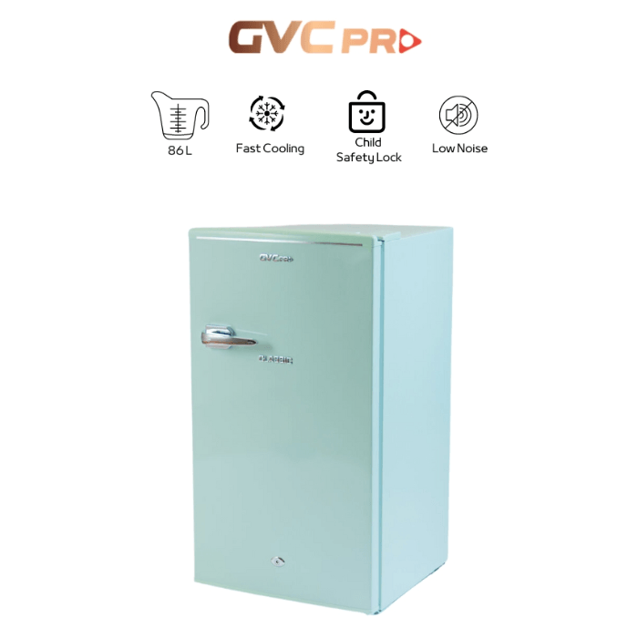 Order GVC PRO Classic Single Door Refrigerator, 86L Capacity, Efficient ...