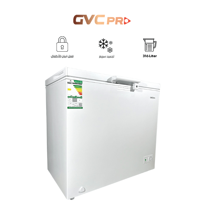 Order Chest Freezer, 316L Capacity, Flat Design, High Efficiency Cooling, Adjustable Temperature ...