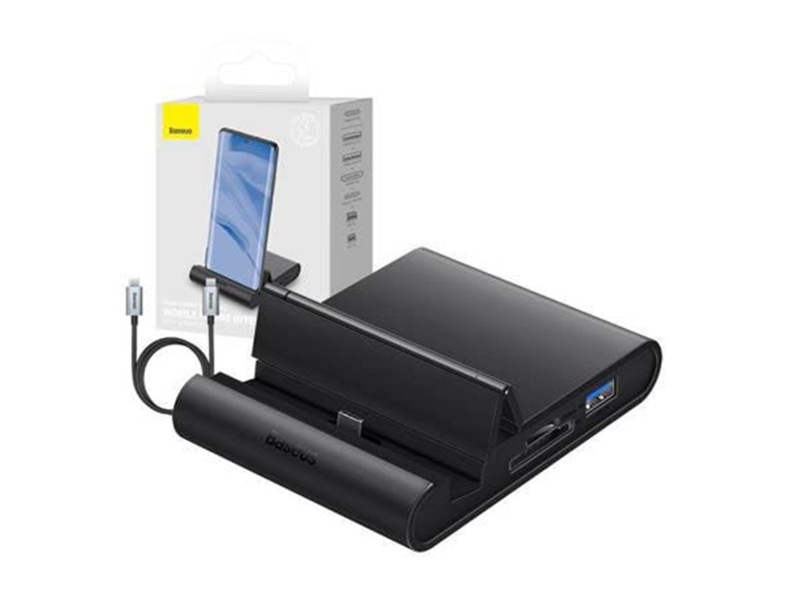Order Baseus Mate Docking Type-C Mobile Phone Intelligent HUB Docking ...