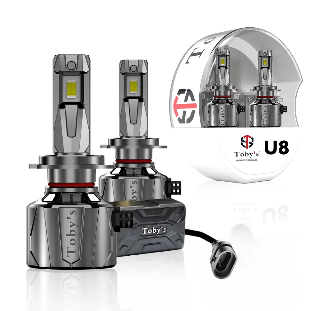Order Toby’s U8 LED Headlight 75W/piece 150W/pair Power Head bulbs with ...