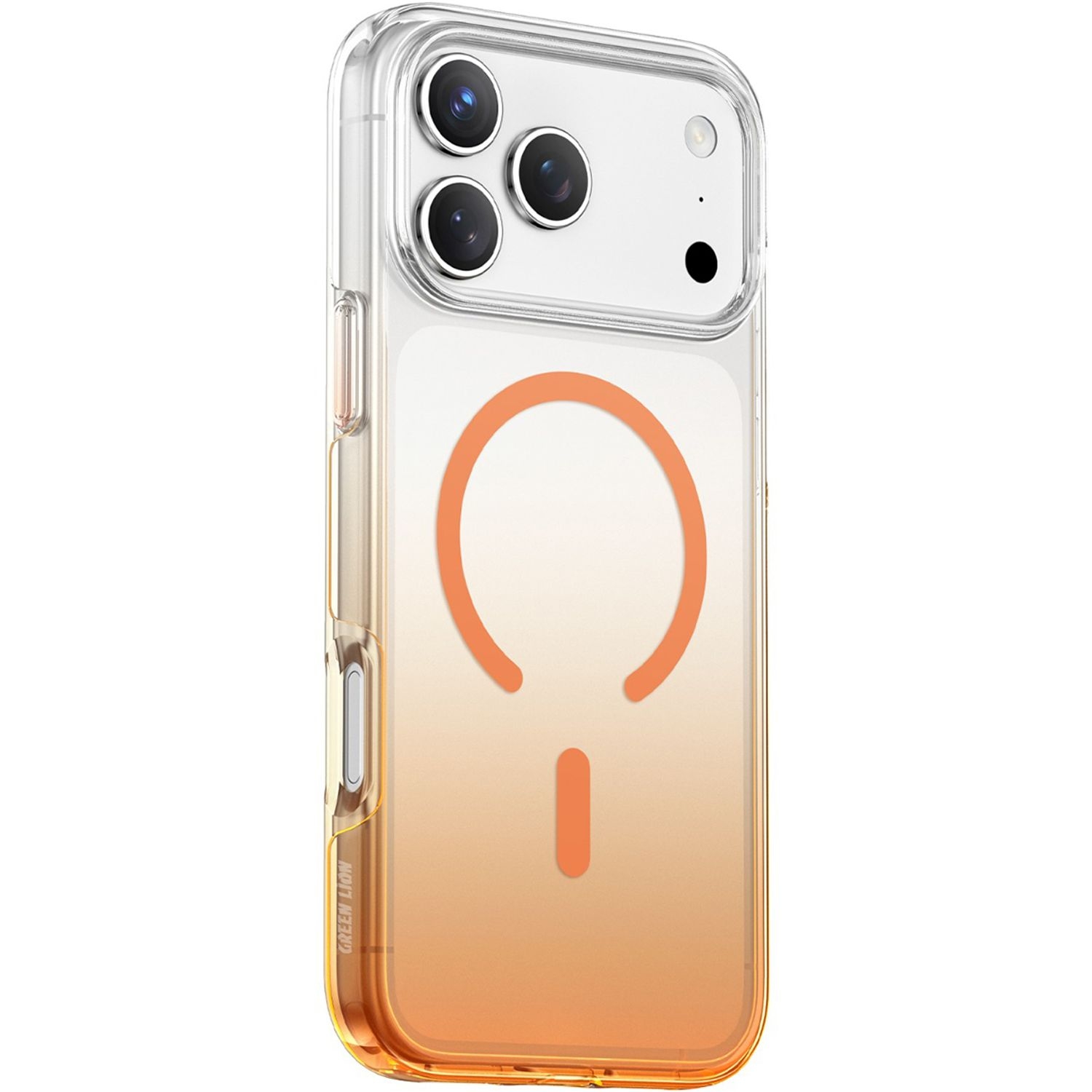 Order Green Lion Gradient Case For Ip 17 Pro Max - Orange Now! | Jomla.ae
