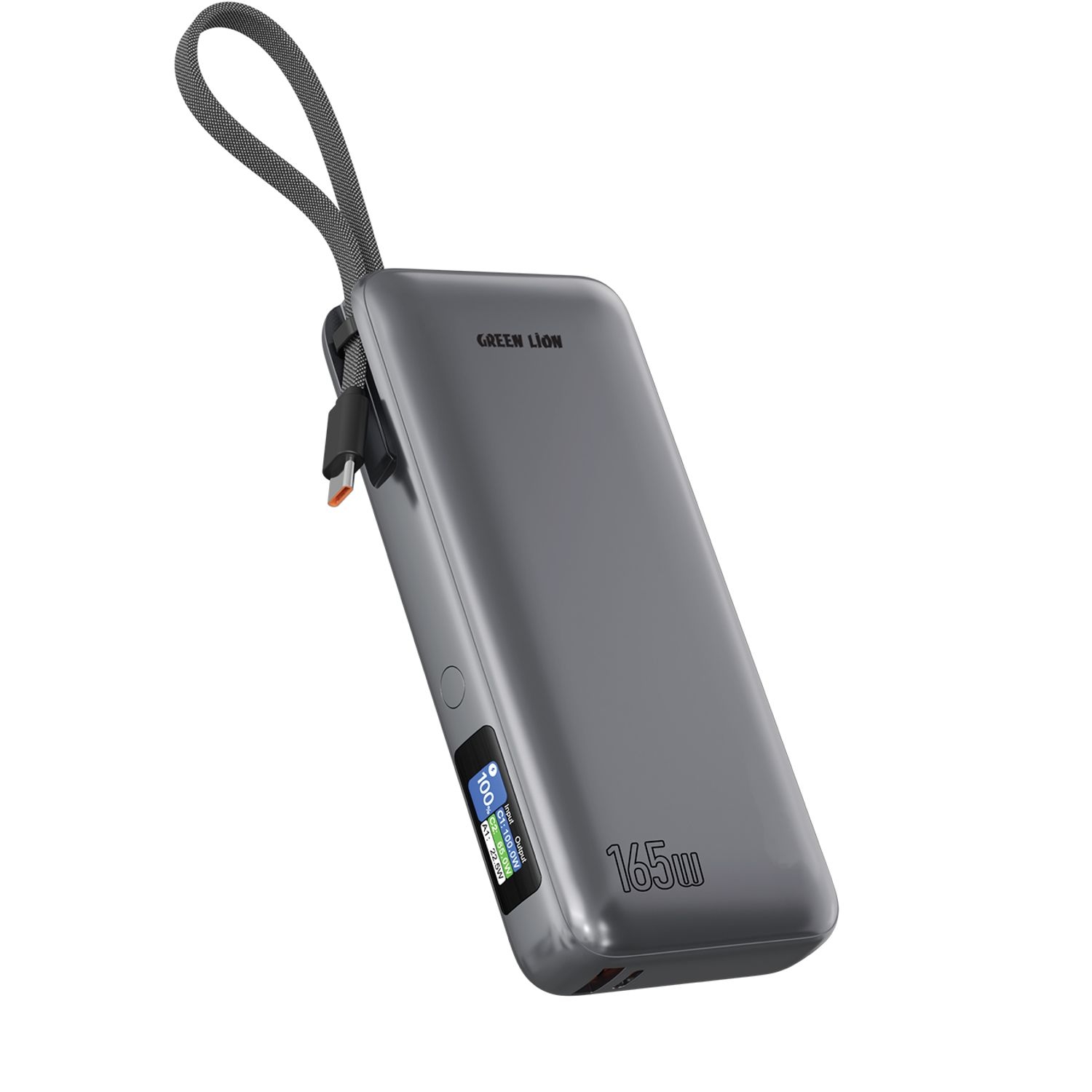 Order Green Lion Tron X Power Bank 20000Mah Pd 165W - Gray Now! | Jomla.ae