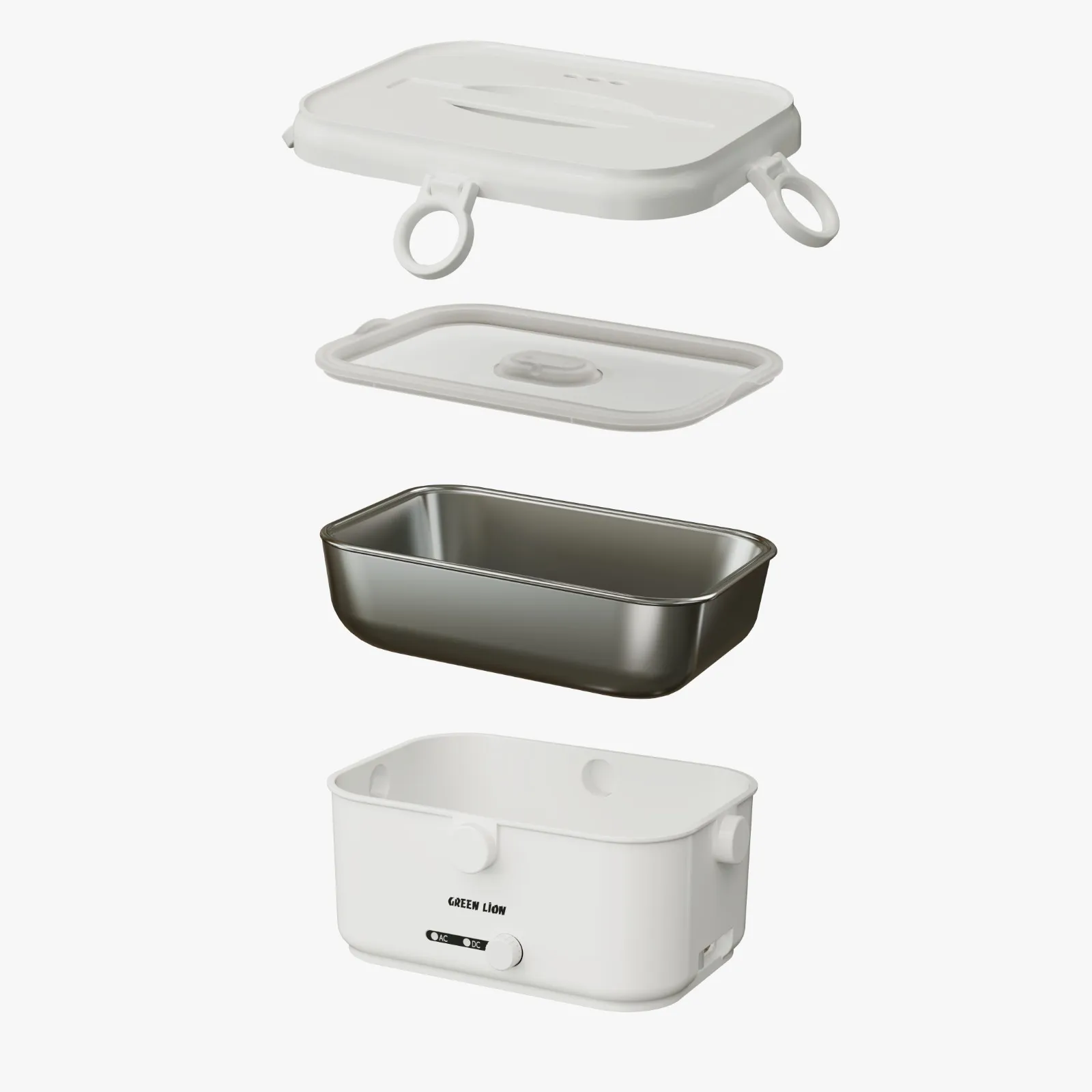 Order Green Lion Lunch Mate Electric Lunch Box 1.8L - White Now! | Jomla.ae