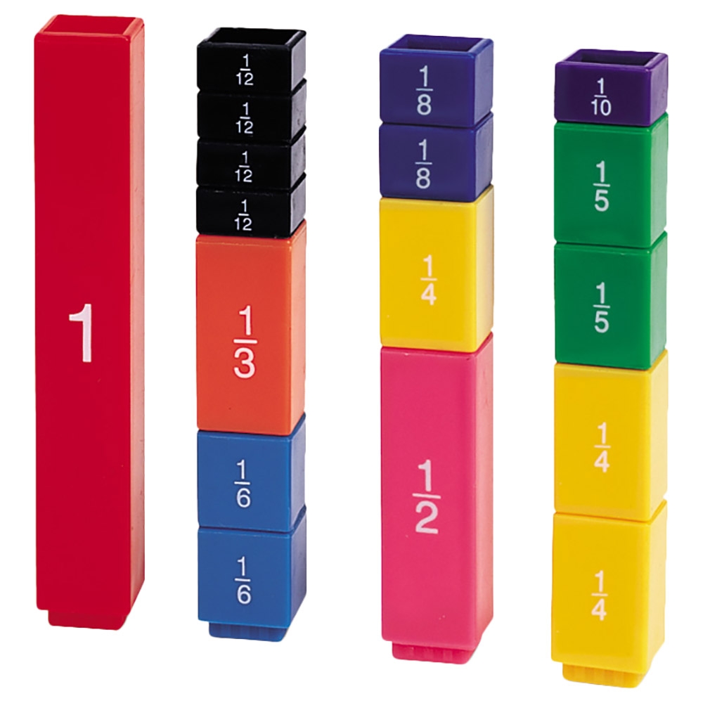Order Learning Resources - Fraction Tower Fraction Cubes Now! | Jomla.ae