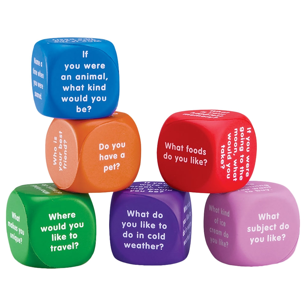 Order Learning Resources - Set of 6 Conversation Cubes Now! | Jomla.ae