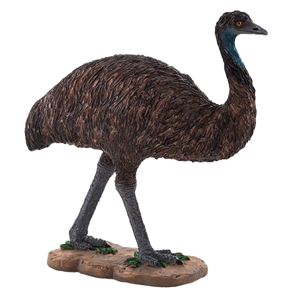 Order Animal Planet - Mojo Emu Toy Figure - Dark Brown Now! | Jomla.ae