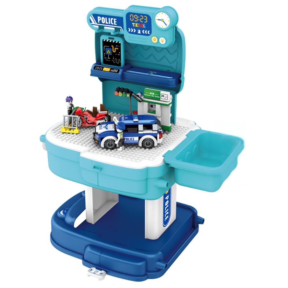 Order Little Story - Police Station with Police Car & Block Toy Set ...