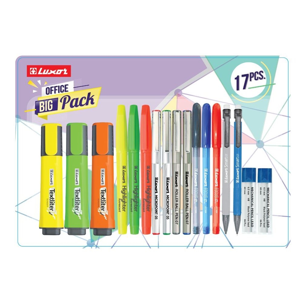 Order Luxor - Office Big Combo Pack - 17pcs Now! | Jomla.ae