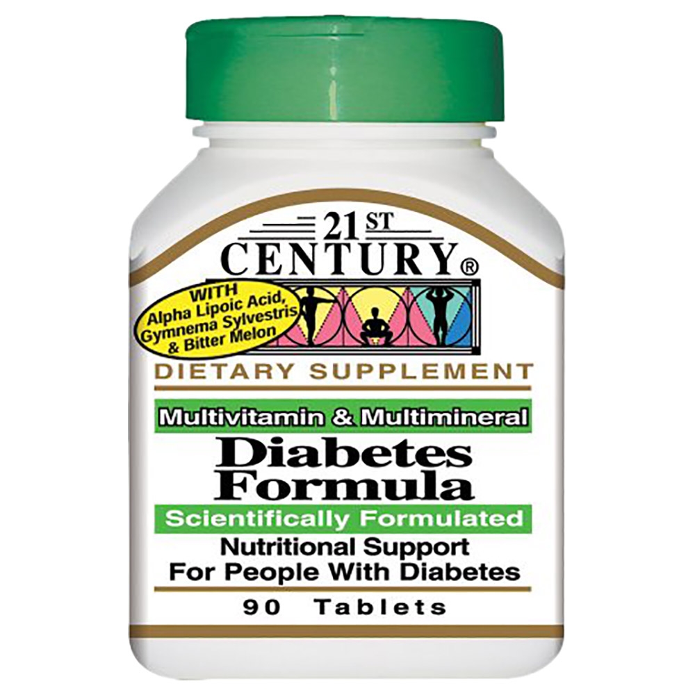 Order 21st Century - Diabetic Support Formula 90 Tablets Now! | Jomla.ae