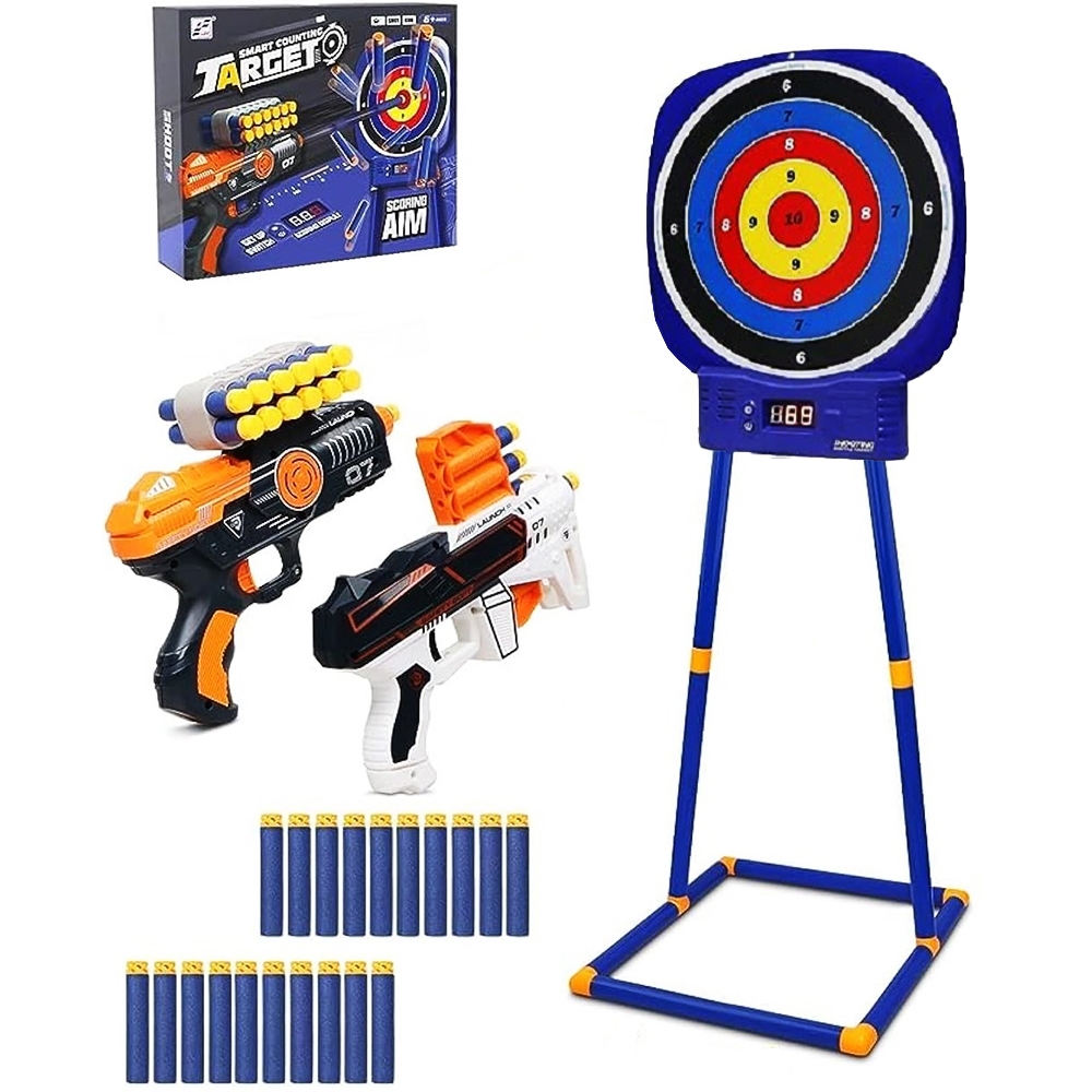 Order UKR - Electronic Shooting Target With 2 Foam Blaster And Dart Set ...