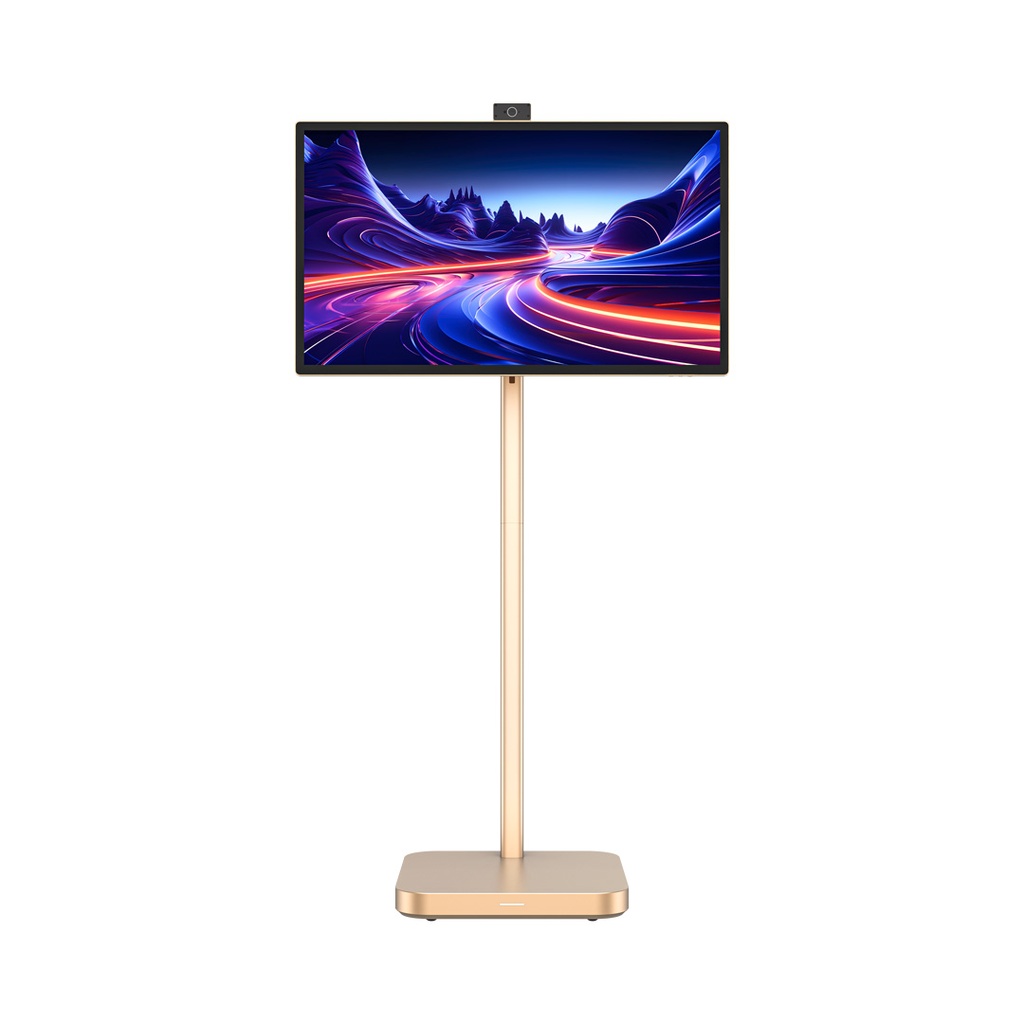 Order Powerology 32" Google 4K Screen - 4K Camera - Gold Now! | Jomla.ae