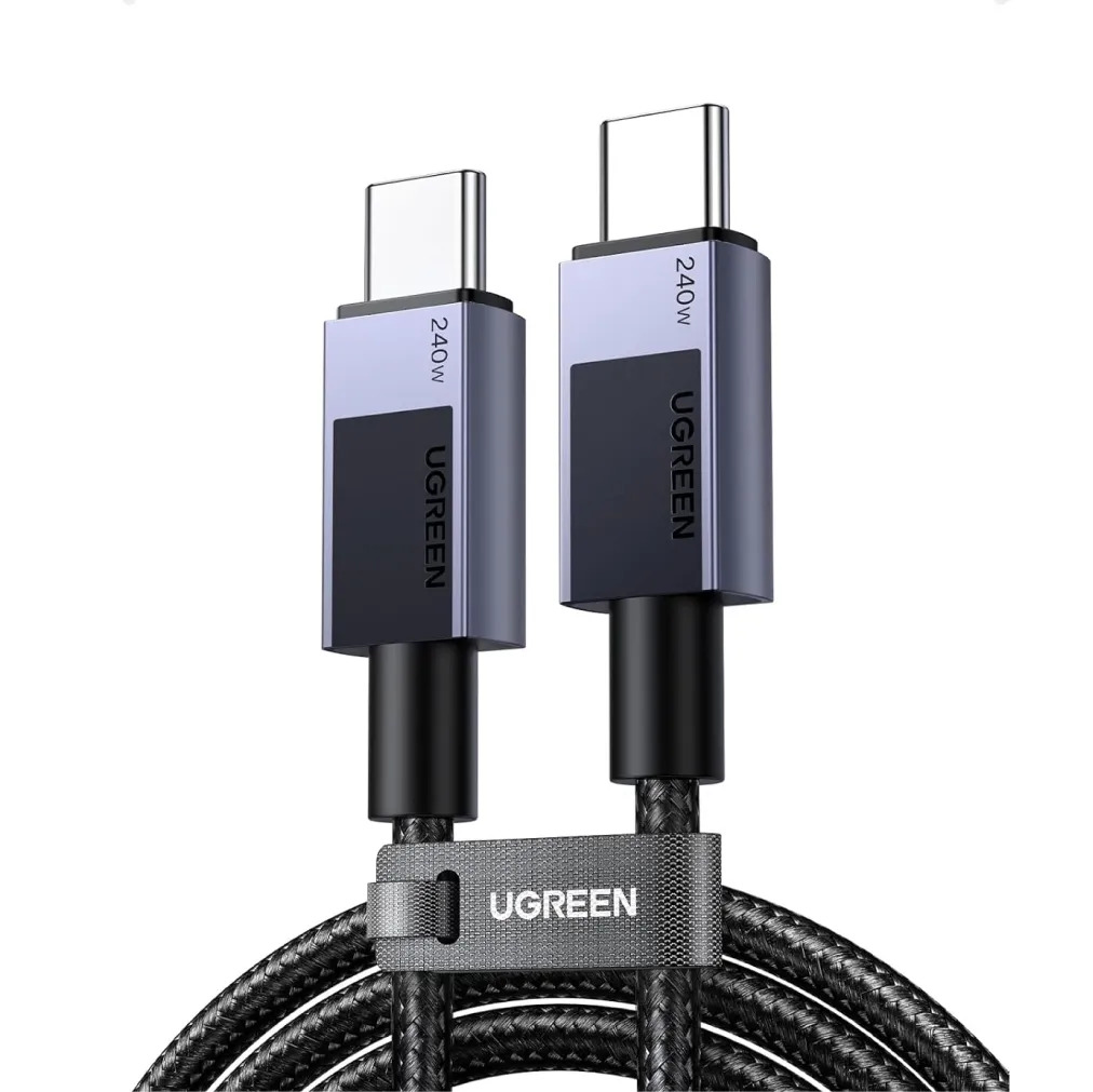 UGreen Usb-C To Usb-C 240W 1M Braided Cable Gray price in Dubai, UAE ...