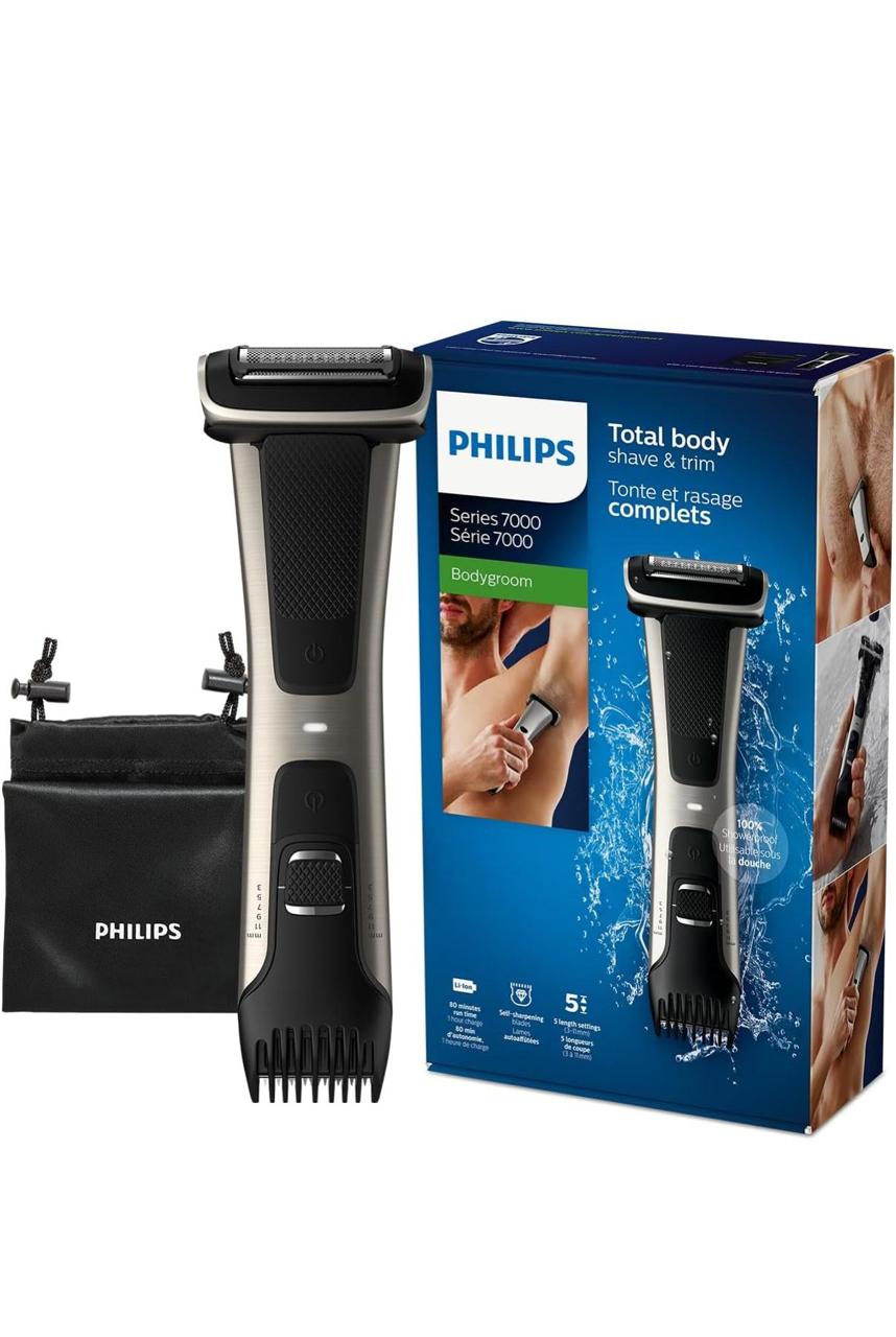 Order Philips Bodygroom Series 7000 Showerproof groin and body trimmer ...