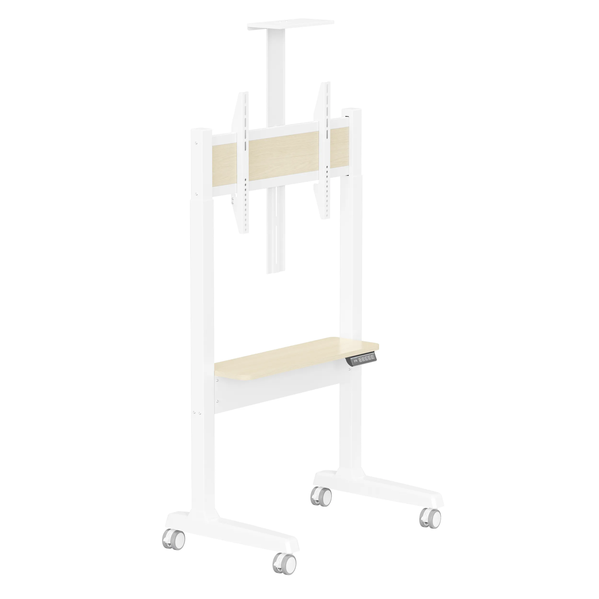 Order Powerology Electric Tv Desk Recliner Adjustable Stand - White Now ...
