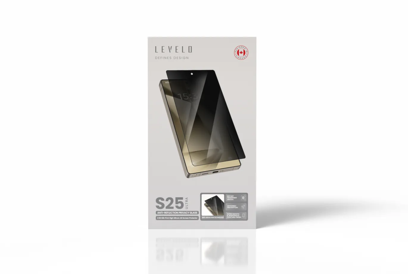 Order Levelo 2.5d Silk Print High Silicone Aluminum Glass Privacy Ar ...